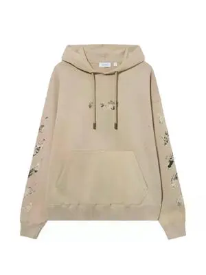 Off-White Arrows-print Hoodie - Neutrals