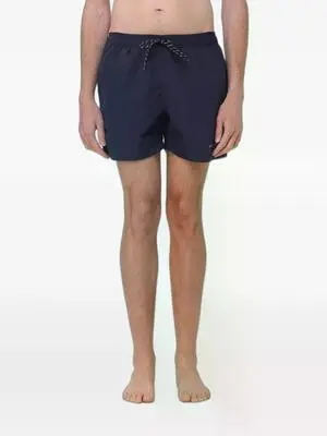 BROOKSFIELD Drawstring-waist Swim Shorts - Blue