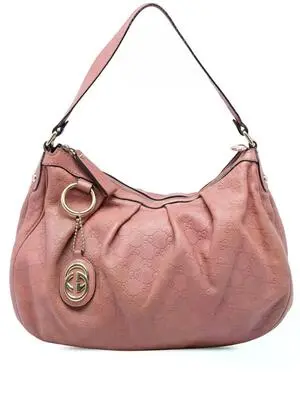 Gucci 2016-2026 Guccissima Sukey Shoulder Bag - Pink
