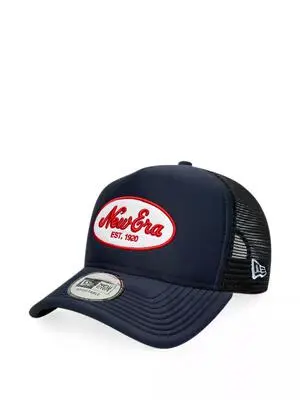New Era Logo-patch Trucker Cap