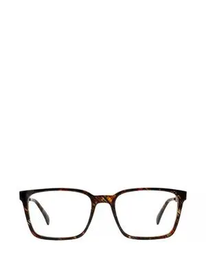 John Varvatos Tortoiseshell-effect Square-frame Glasses - Brown