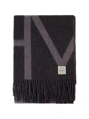 TOTEME Monogram Wool Scarf