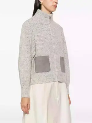Fabiana Filippi Patch-pocket Zip-up Cardigan