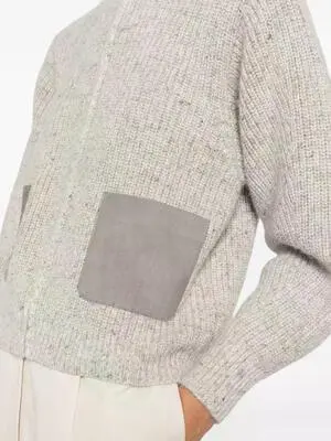 Fabiana Filippi Patch-pocket Zip-up Cardigan