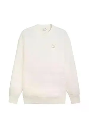 PUMA Waffle-knit Embroidered Sweater