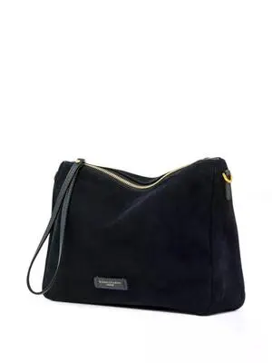GIANNI CHIARINI Medium Nora Pouch Suede-finish Clutch Bag