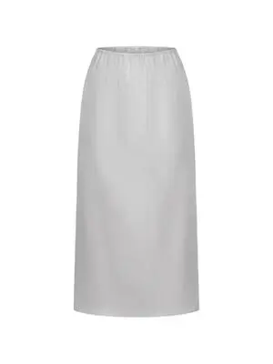 RIER Jupon Midi Skirt - Grey