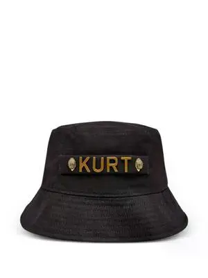 Kurt Geiger Logo-plaque Bucket Hat - Black