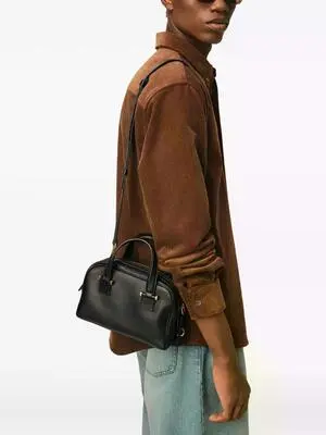 AMI Paris Small Cowhide Leather Georges Bowling Bag