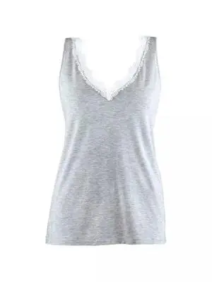 AUBADE Sweet Bliss Lace-trim Pyjama Top - Grey