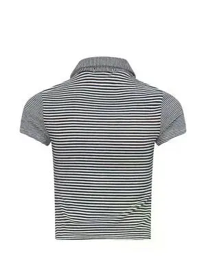 Rag & Bone Striped Short-sleeve Polo Shirt
