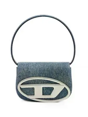 DIESEL® 1dr-iconic Logo-plaque Denim Shoulder Bag