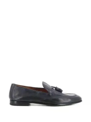 DOUCAL'S Tassel Leather Loafers - Blue