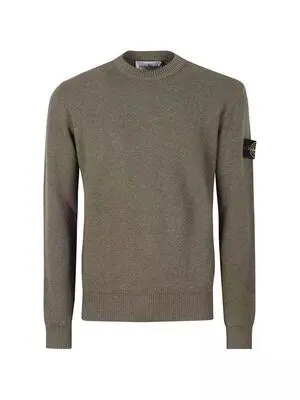 Stone Island Logo-patch Sweater - Grey