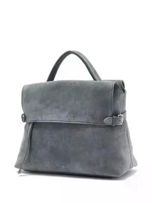 Mulberry Stevie Suede Tote Bag - Grey