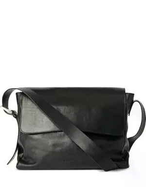 Our Legacy Large Piston Leather Shoulder Bag - Black