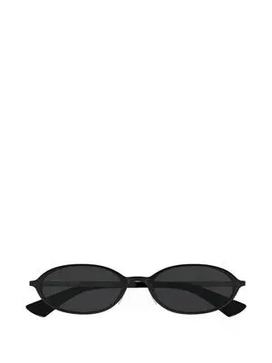 Saint Laurent Sl 935 Oval-frame Sunglasses - Black