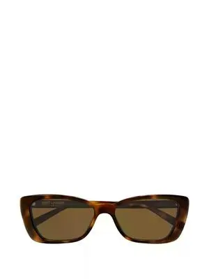 Saint Laurent Sl 943 Tortoiseshell-effect Sunglasses - Brown