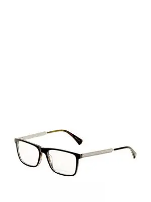 John Varvatos Rectangle-frame Glasses - Silver