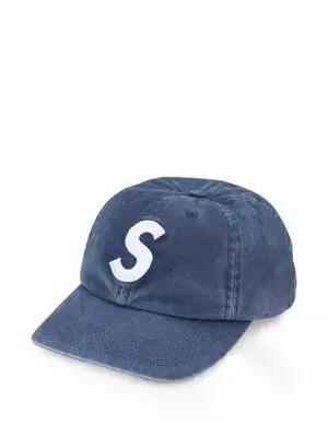 Supreme Logo-embroidered Baseball Cap - Blue