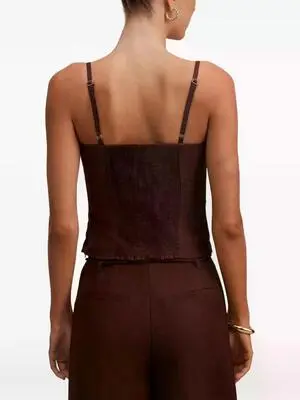 EVER NEW River Cropped Corset Top