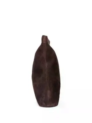 NILI LOTAN Suede Clutch Bag - Brown