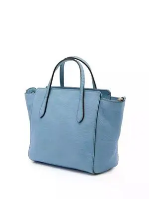 Gucci 2016-2026 Mini Leather Swing Satchel - Blue