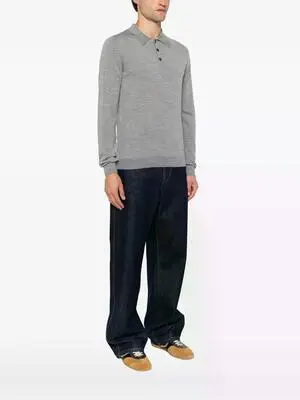 LANVIN Long-sleeve Polo Shirt