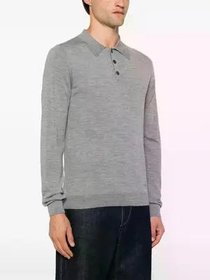 LANVIN Long-sleeve Polo Shirt