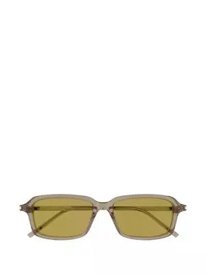 Saint Laurent Sl 938 Rectangle-frame Sunglasses - Neutrals