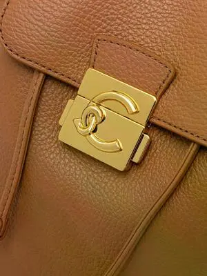 COCCINELLE Small C-me Logo-plaque Drawstring Backpack