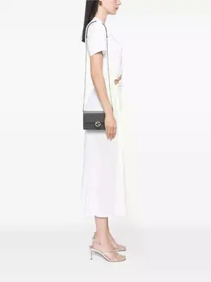 Gucci 2000-2015 Dollar Calfskin Interlocking G Wallet On Chain Crossbody Bag