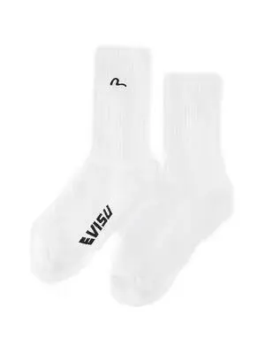 EVISU Seagull-embroidered Socks