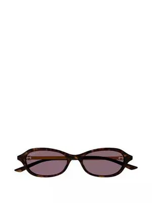 Gucci Interlocking G Tortoiseshell-effect Sunglasses - Brown