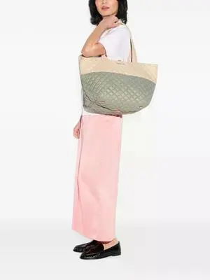 Mz Wallace Medium Buff Metro Tote Deluxe Tote Bag