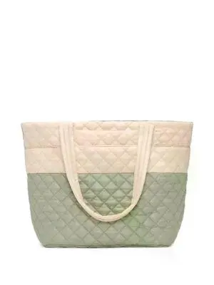 Mz Wallace Medium Buff Metro Tote Deluxe Tote Bag