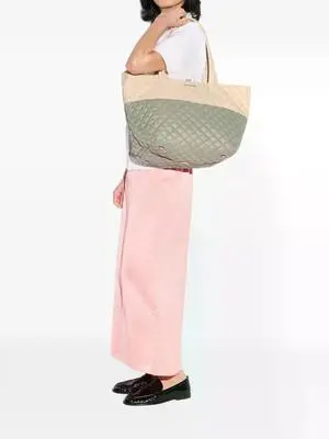 Mz Wallace Medium Buff Metro Tote Deluxe Tote Bag