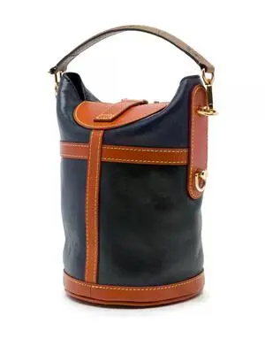 LOUIS VUITTON 2019 Calfskin And Monogram Reverse Duffle Bag Bucket Bag