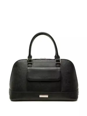 Burberry 2000-2017 Leather Front Pocket Handbag - Black