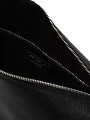 COCCINELLE Grainy Logo-print Shoulder Bag