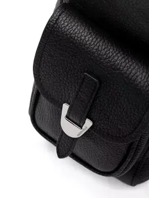 COCCINELLE Grainy Logo-print Shoulder Bag