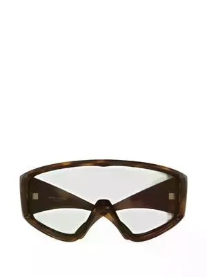 Saint Laurent Sl 969 Tortoiseshell-effect Sunglasses - Brown