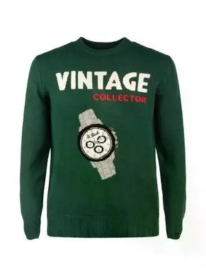 MC2 SAINT BARTH Intarsia-knit Sweater - Green