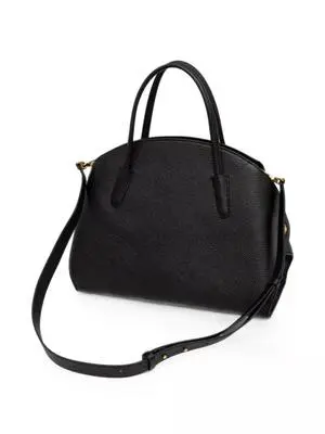 COCCINELLE Grained Leather Tote Bag
