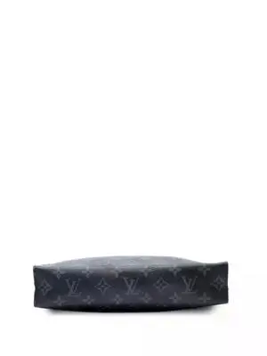 LOUIS VUITTON 2021 Monogram Eclipse Pochette Voyage Mm Clutch Bag
