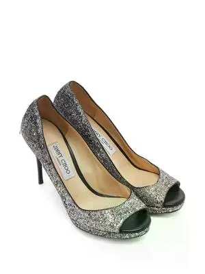 JIMMY CHOO Isabel Open-toe Pumps