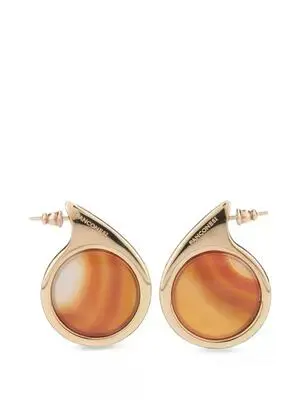 PANCONESI Dusk Drop-shaped Stone-embellished Earrings - Gold