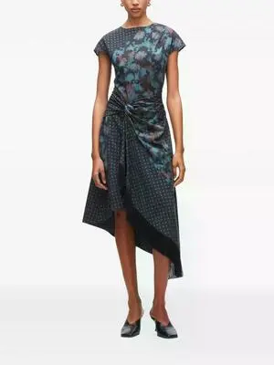 3.1 Phillip Lim Short-sleeves Asymmetric Dress