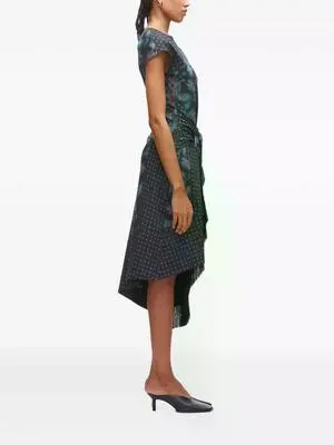 3.1 Phillip Lim Short-sleeves Asymmetric Dress