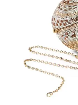 Judith Leiber Snail Shell Calico Crystal-embellished Mini Bag